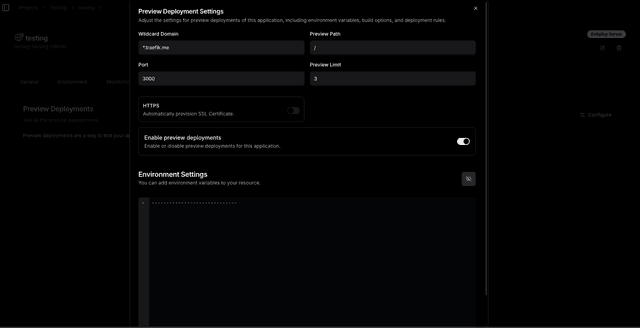 Preview Deployments | Dokploy