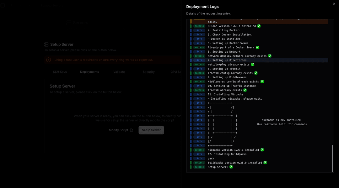 Deployments | Dokploy