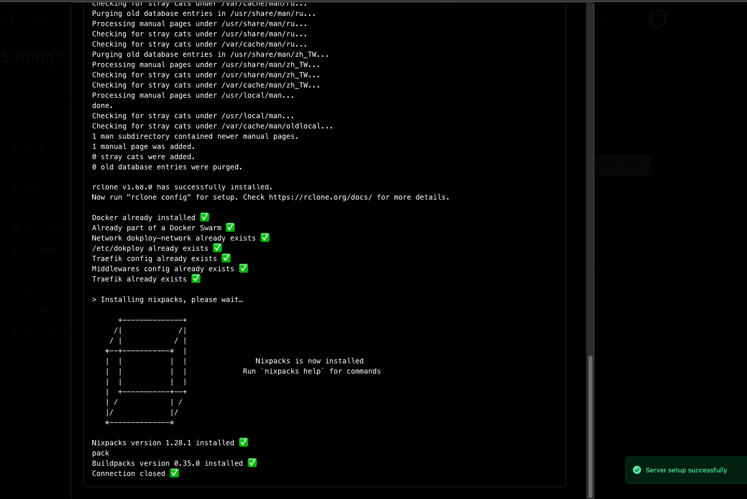 Instructions | Dokploy