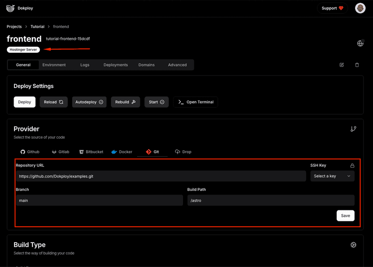 Instructions | Dokploy