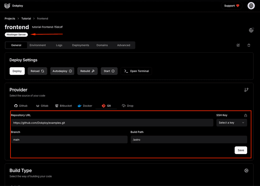 Deploy Server | Dokploy
