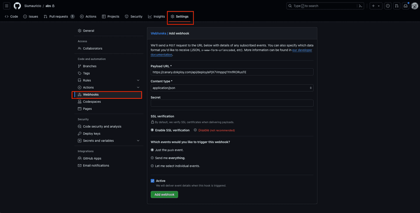 Auto Deploy | Dokploy